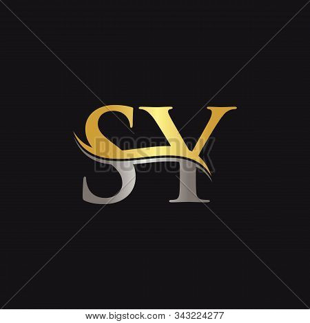 Gold Silver Letter Sy Vector Photo Free Trial Bigstock