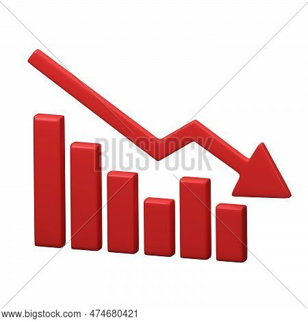 Graph Downward Trend Image Photo Free Trial Bigstock