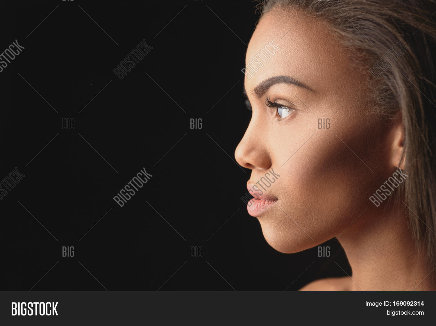 Face Profile Looking Up