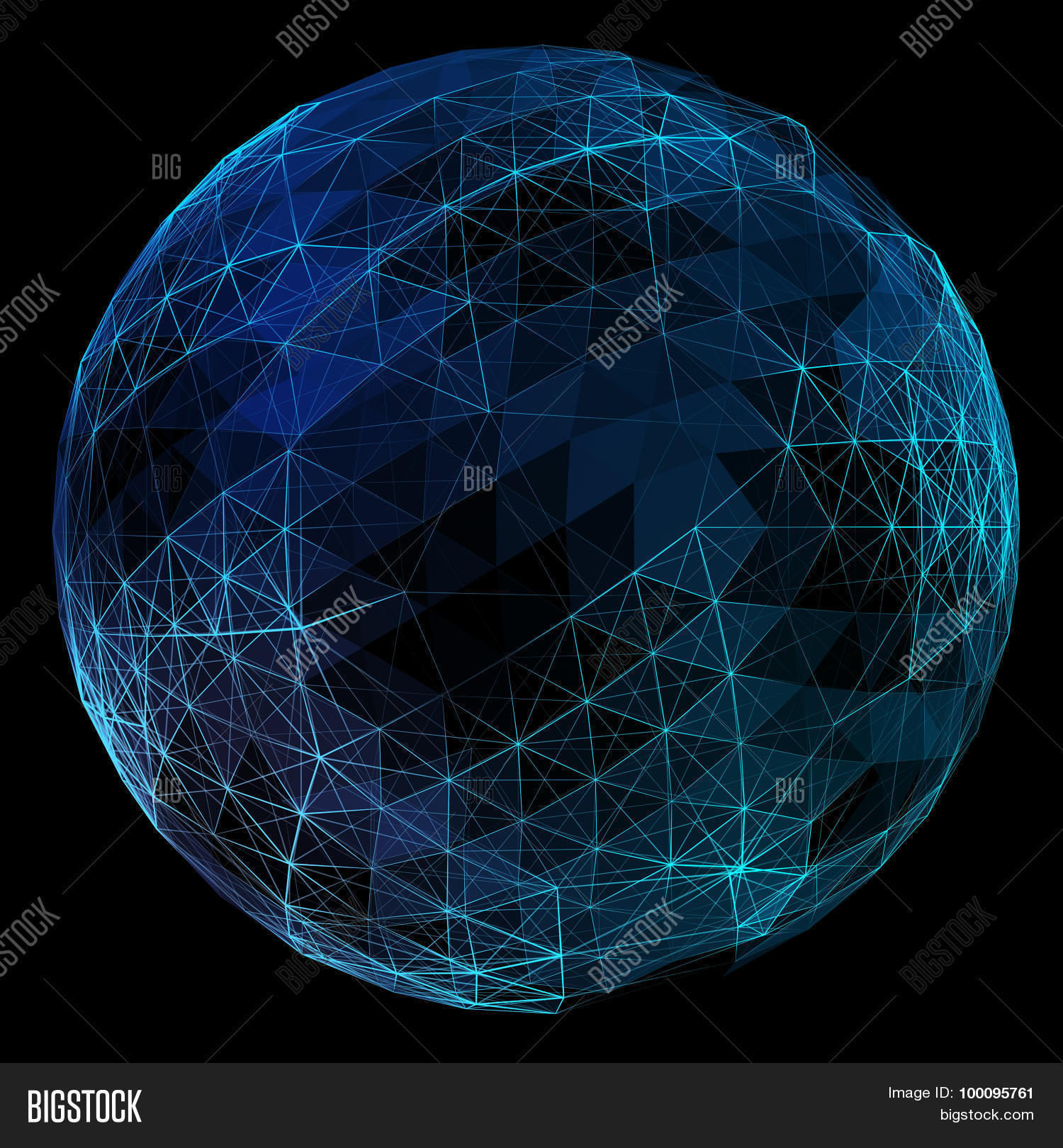 Abstract Blue Network Image & Photo (Free Trial) | Bigstock
