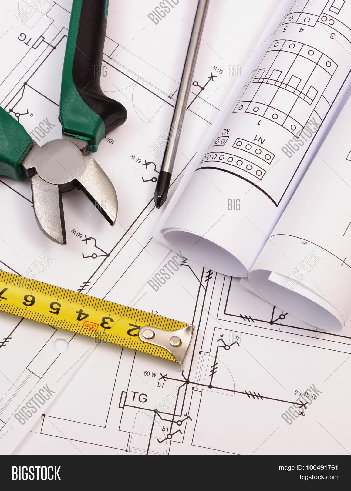 Work Tools Rolls Image & Photo (Free Trial) | Bigstock