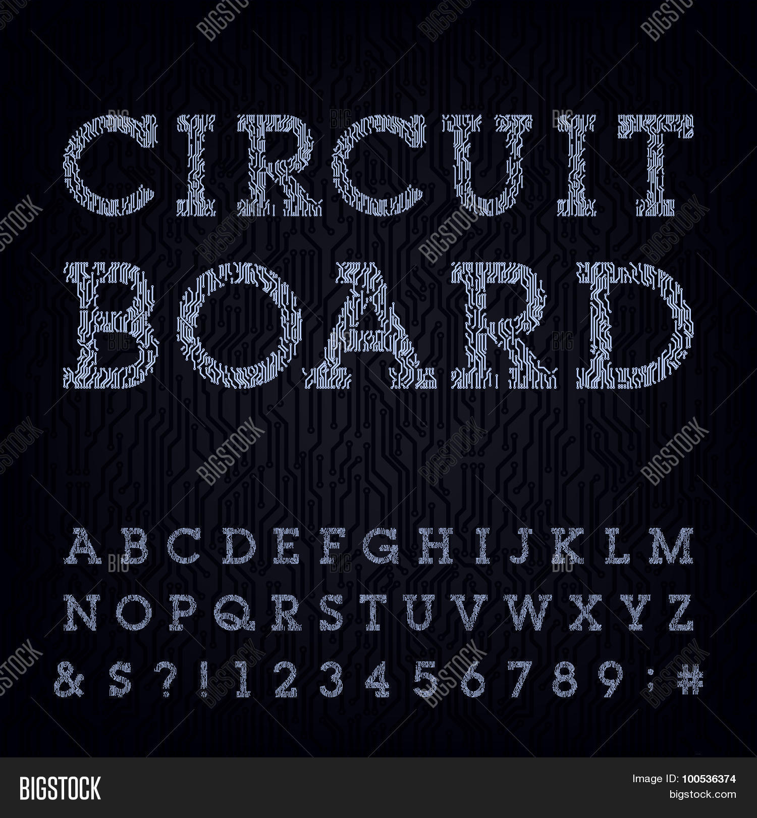 Circuit Board Type Vector & Photo (Free Trial) | Bigstock