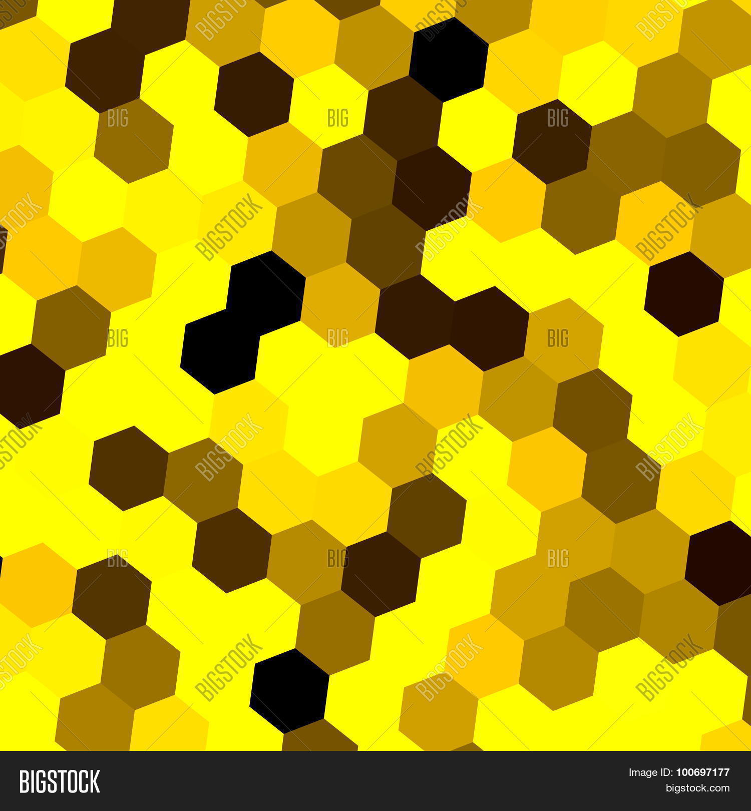 Yellow Hexagon Image & Photo (Free Trial) | Bigstock