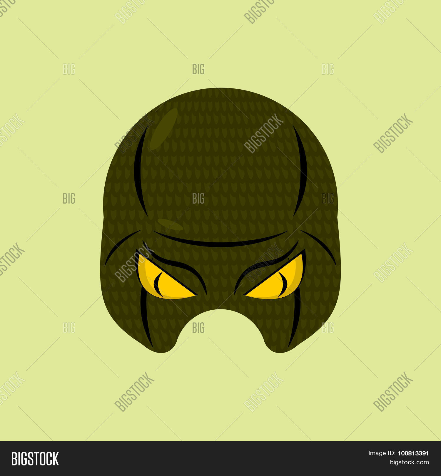 Superhero Mask Snake Vector & Photo (Free Trial) | Bigstock