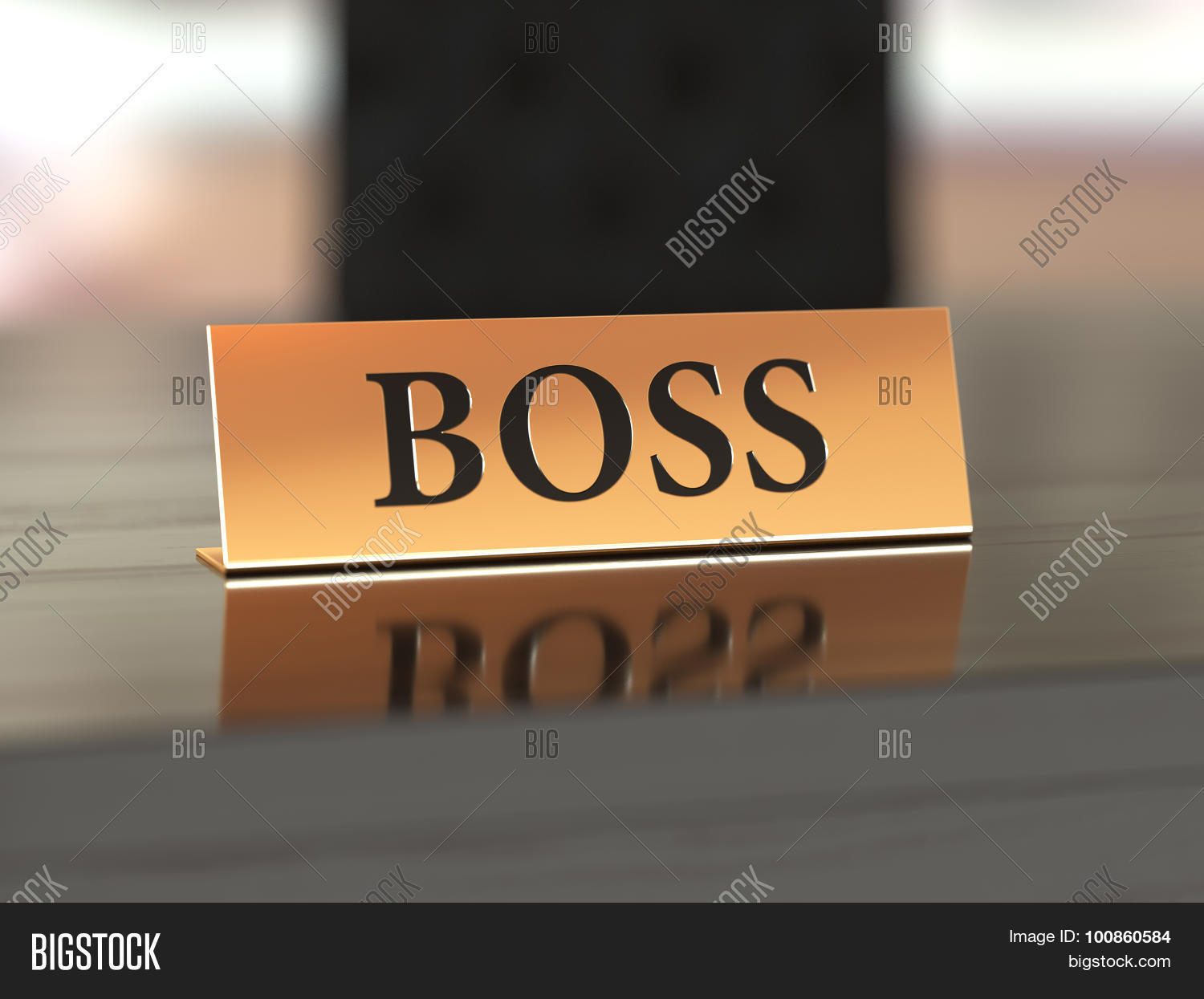Nameplate Boss Text Image & Photo (Free Trial) | Bigstock