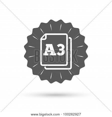 Paper Size A3 Vector & Photo (Free Trial) | Bigstock