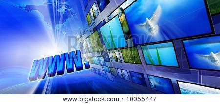 Blue Internet Image & Photo (Free Trial) | Bigstock