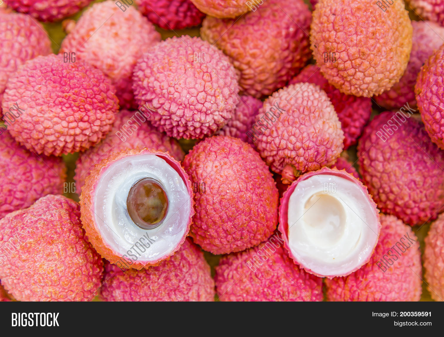 Lychee Fruit Lychee Image & Photo (Free Trial) | Bigstock