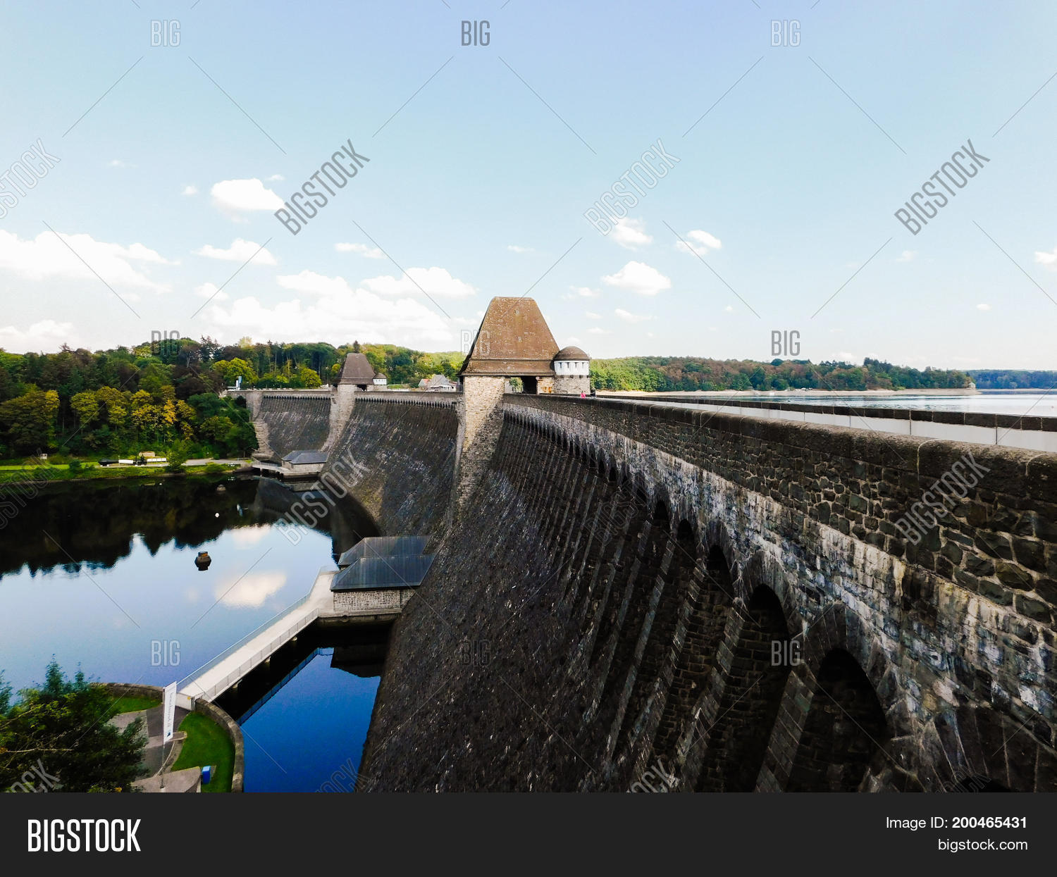 Mohne Dam Mohnesee Image & Photo (Free Trial) | Bigstock