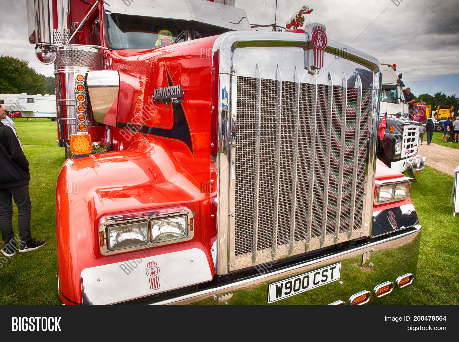 Kenworth Red Truck Image & Photo (Free Trial) | Bigstock