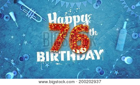 Happy 76Th Birthday Image & Photo (Free Trial) | Bigstock