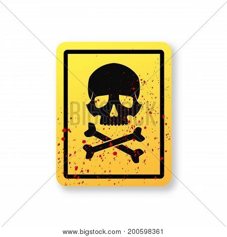Danger Sign Skull And Crossbones
