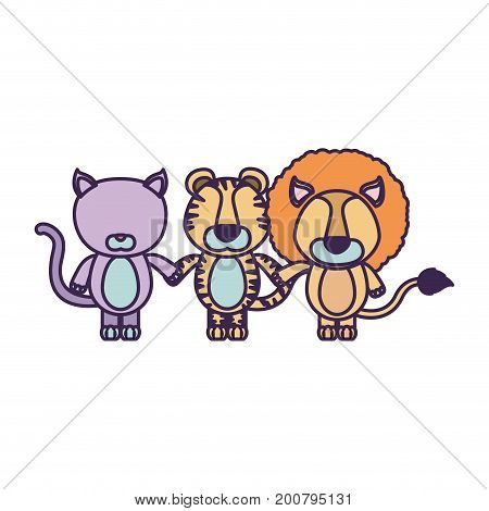 Animal Cartoon Holding Hands Images, Illustrations, Vectors - Animal ...