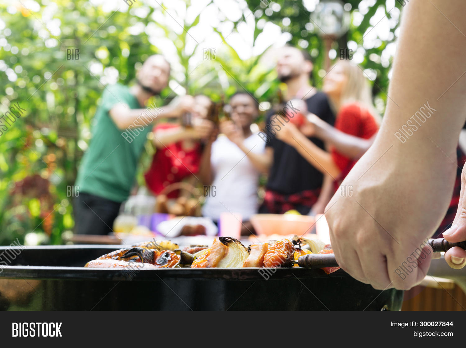 Hand Bbq Grilling Image & Photo (Free Trial) | Bigstock