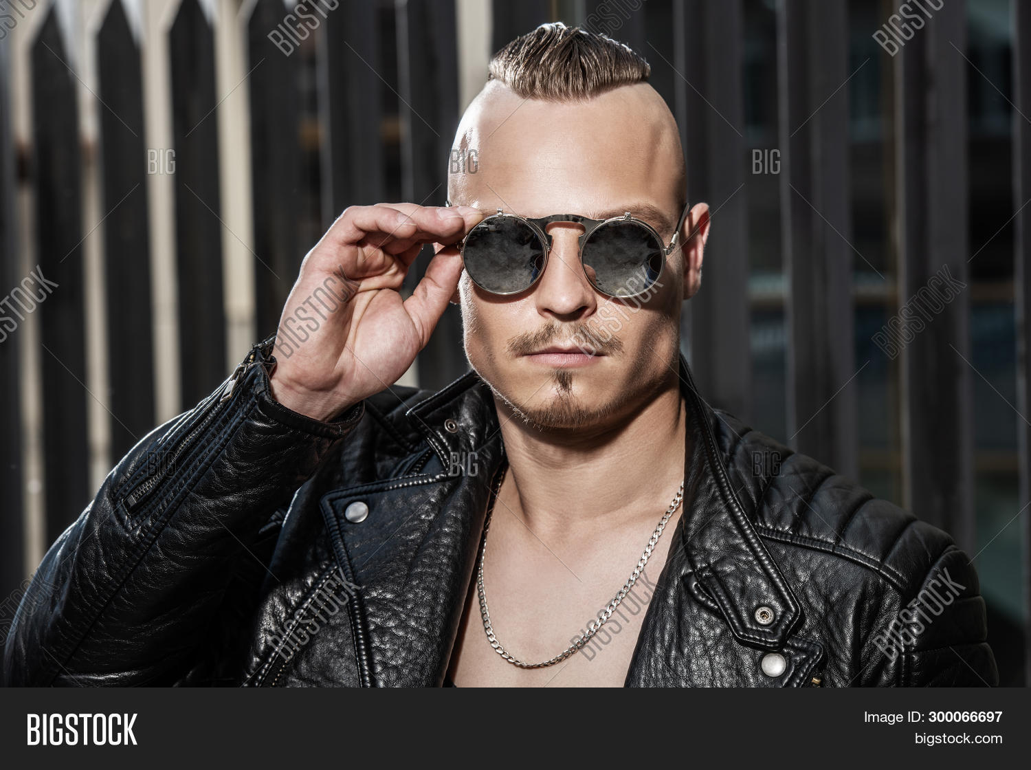Portrait Punk Man On Image & Photo (Free Trial) | Bigstock