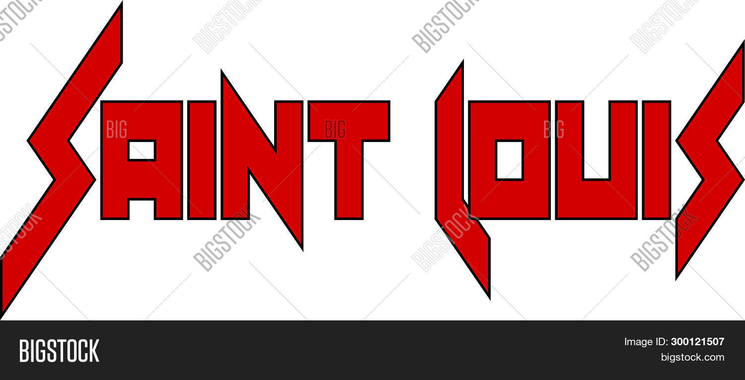 Vector y foto Saint Louis Text (prueba gratis) | Bigstock