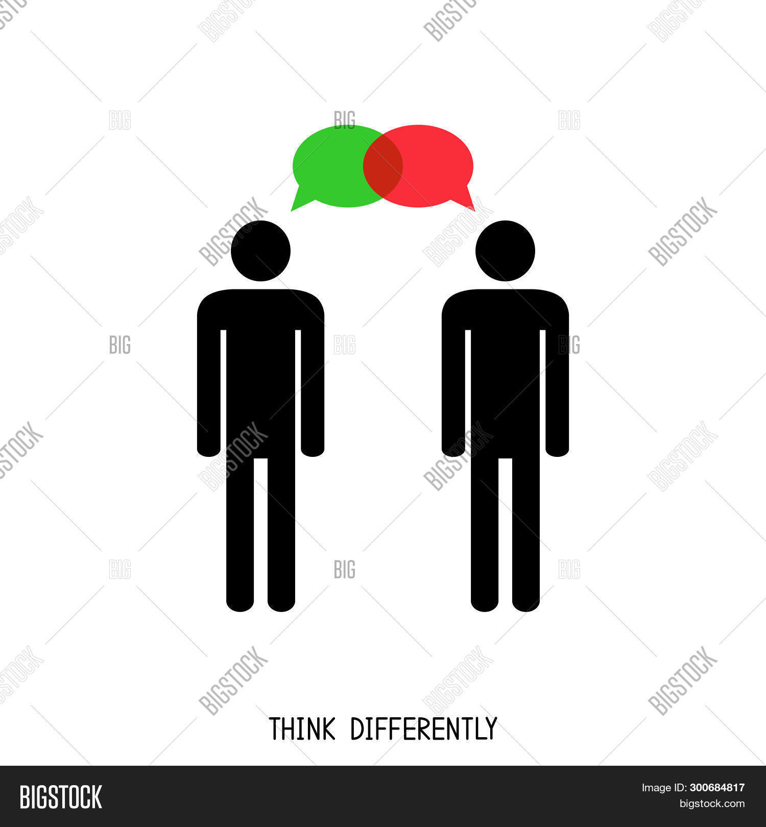 Think Differently. Vector & Photo (Free Trial) | Bigstock