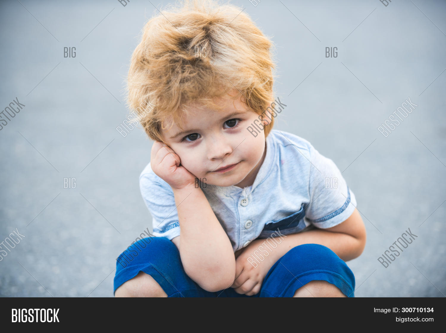 Child Tired. Handsome Image & Photo (Free Trial) | Bigstock