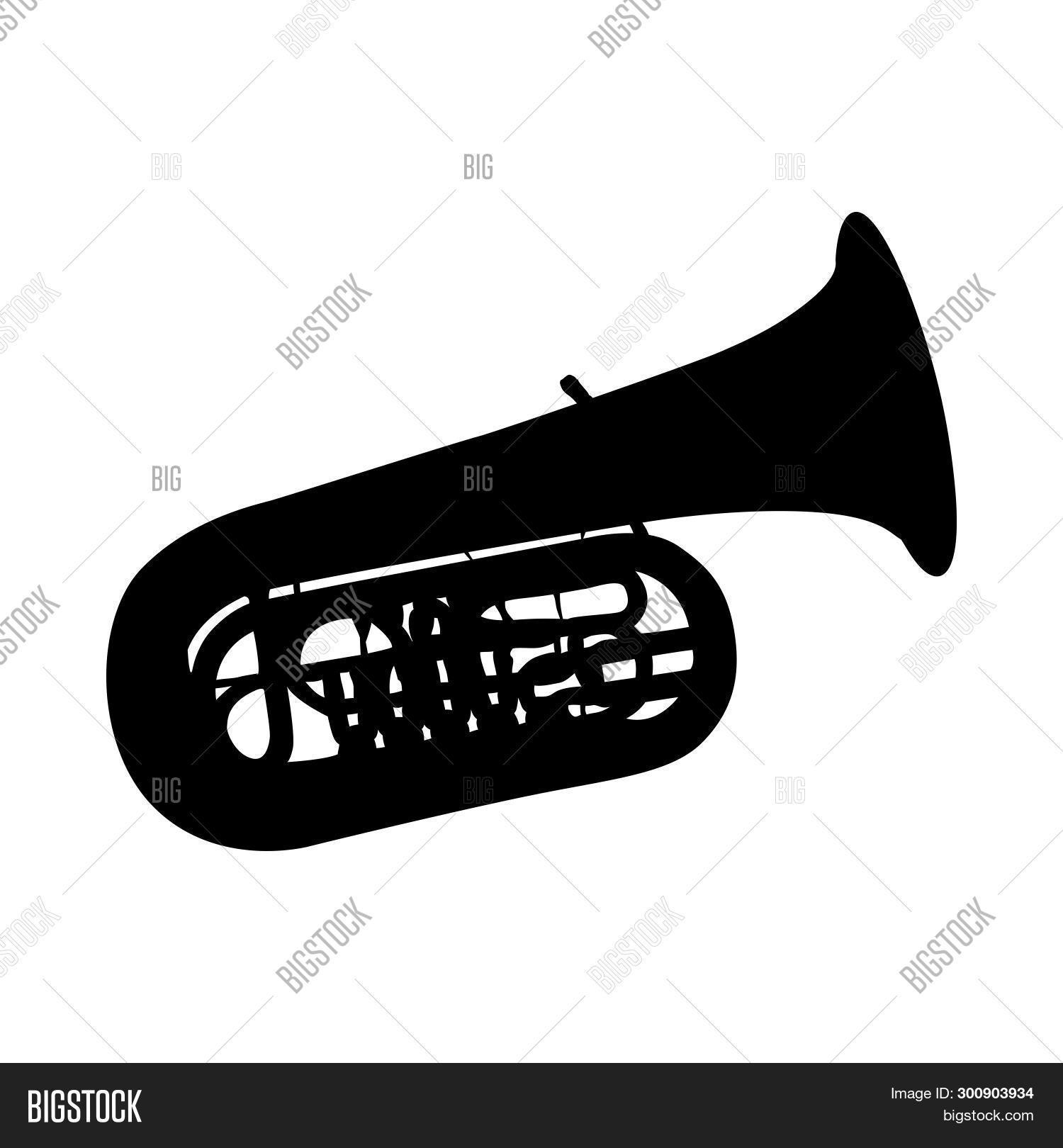Tuba Wind Musical Vector & Photo (Free Trial) | Bigstock