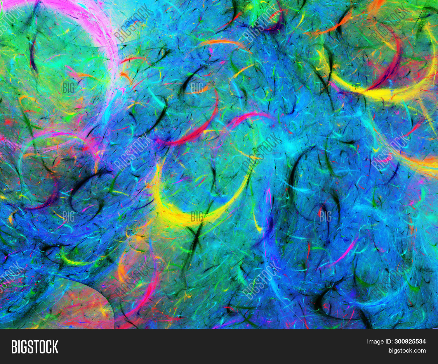 Blue Abstract Fractal Image & Photo (Free Trial) | Bigstock
