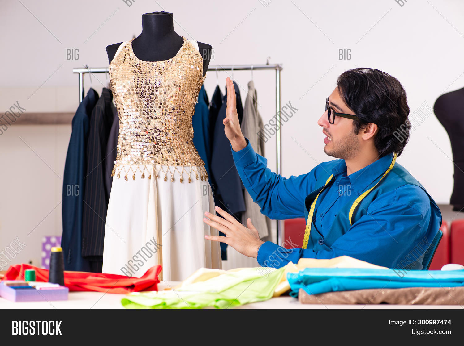Young Male Tailor Image & Photo (Free Trial) | Bigstock