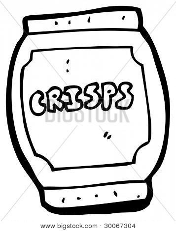 Packet Crisps Cartoon Image & Photo (Free Trial) | Bigstock