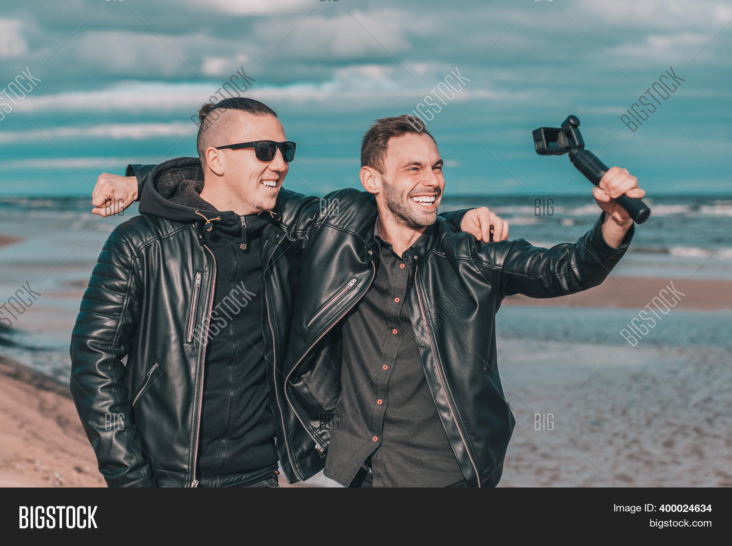 Two Handsome Smiling Image & Photo (Free Trial) | Bigstock