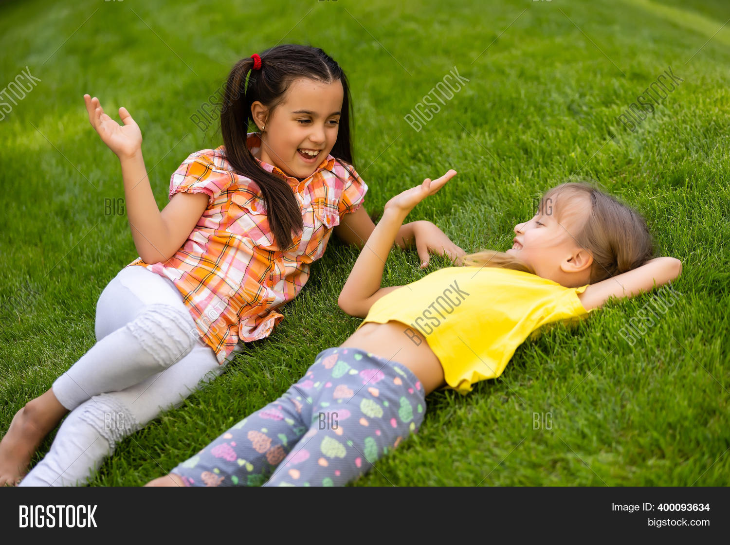 Portrait Two Little Image & Photo (Free Trial) | Bigstock