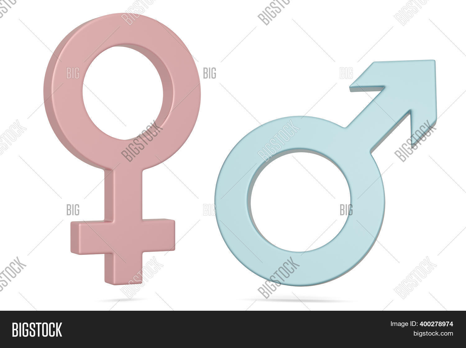 3D Gender Symbol Image & Photo (Free Trial) | Bigstock