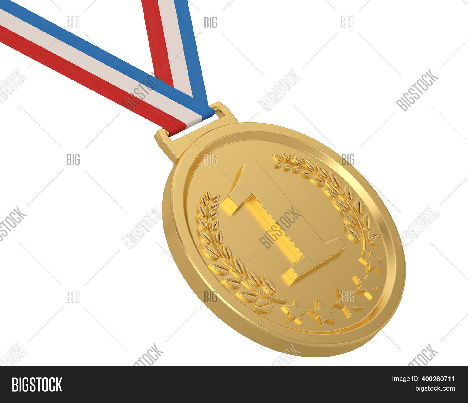 Gold Medals Isolated Image & Photo (Free Trial) | Bigstock