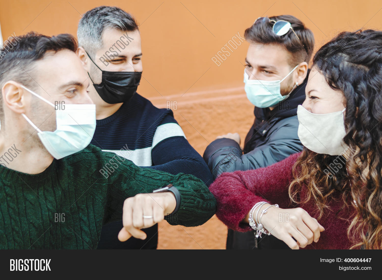 Young Friends Greet Image & Photo (Free Trial) | Bigstock