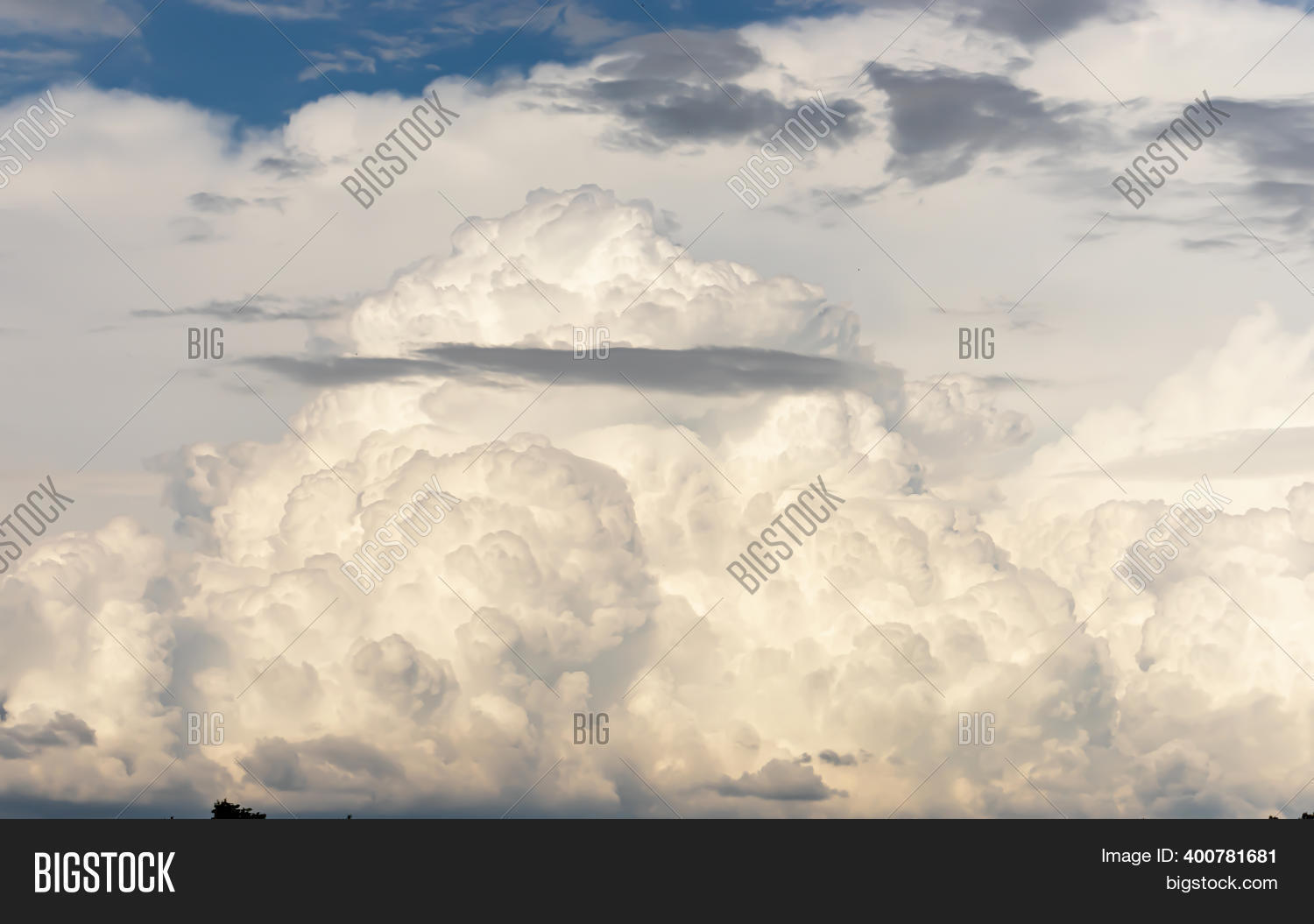 Big Fluffy Clouds On Image & Photo (Free Trial) | Bigstock
