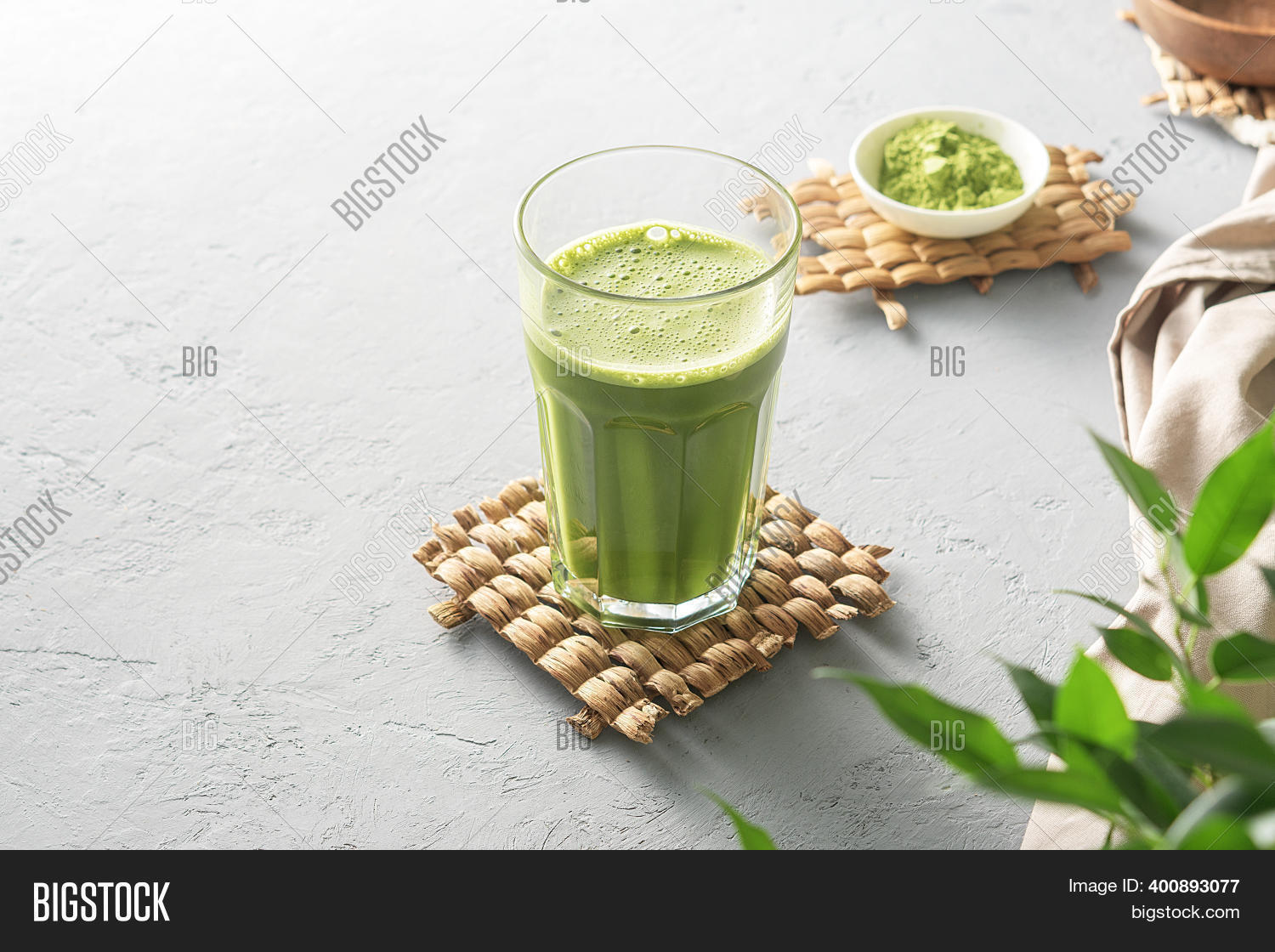 Tall Glass Matcha Tea Image & Photo (Free Trial) | Bigstock