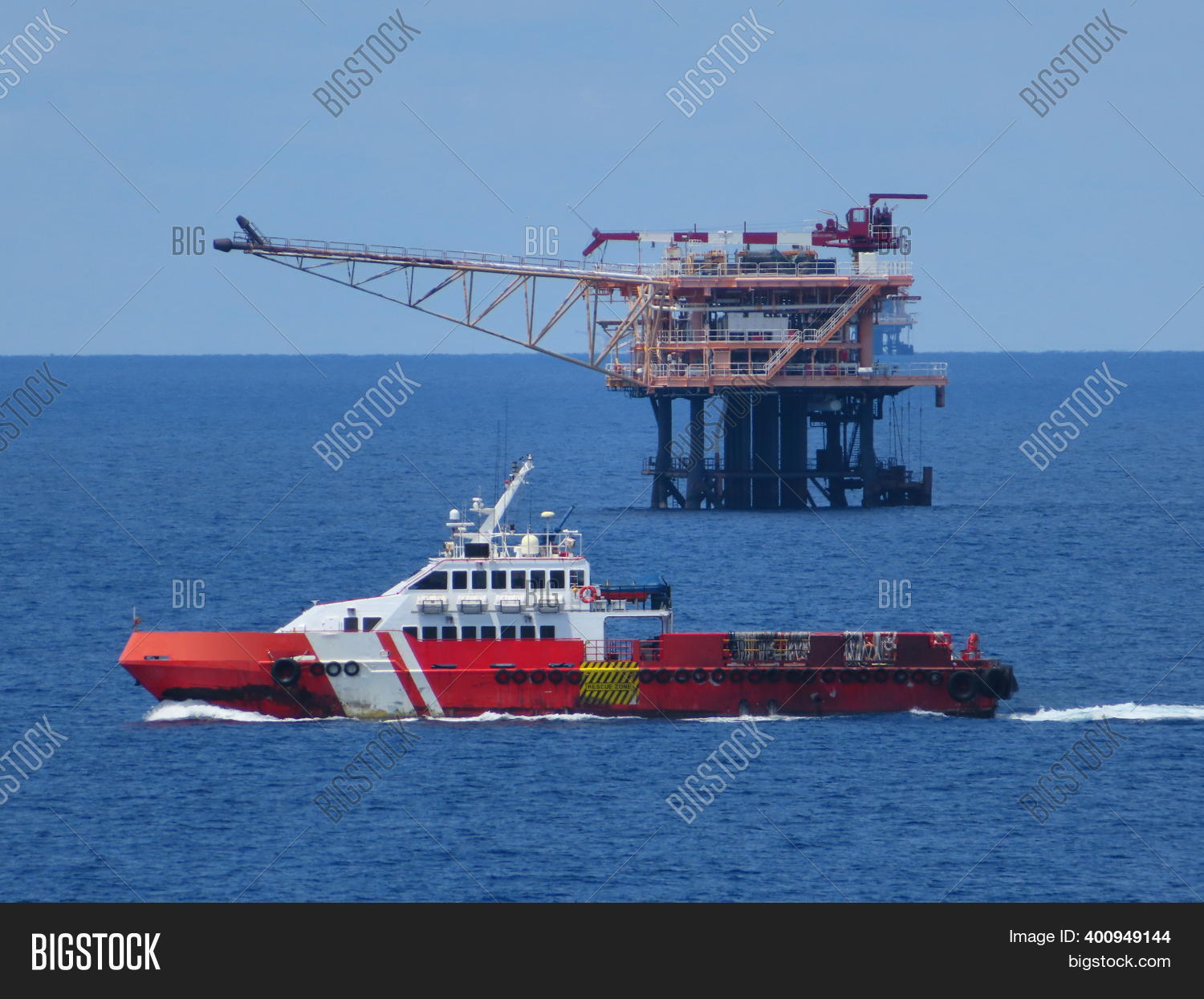 Supply Boat Transfer Image & Photo (Free Trial) | Bigstock