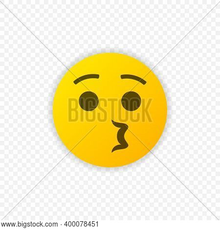 Whistling Emoticon Vector & Photo (Free Trial) | Bigstock