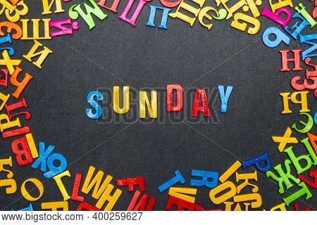 Sunday Word Bright Image & Photo (Free Trial) | Bigstock