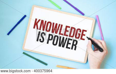 Text Knowledge Power Image & Photo (Free Trial) | Bigstock