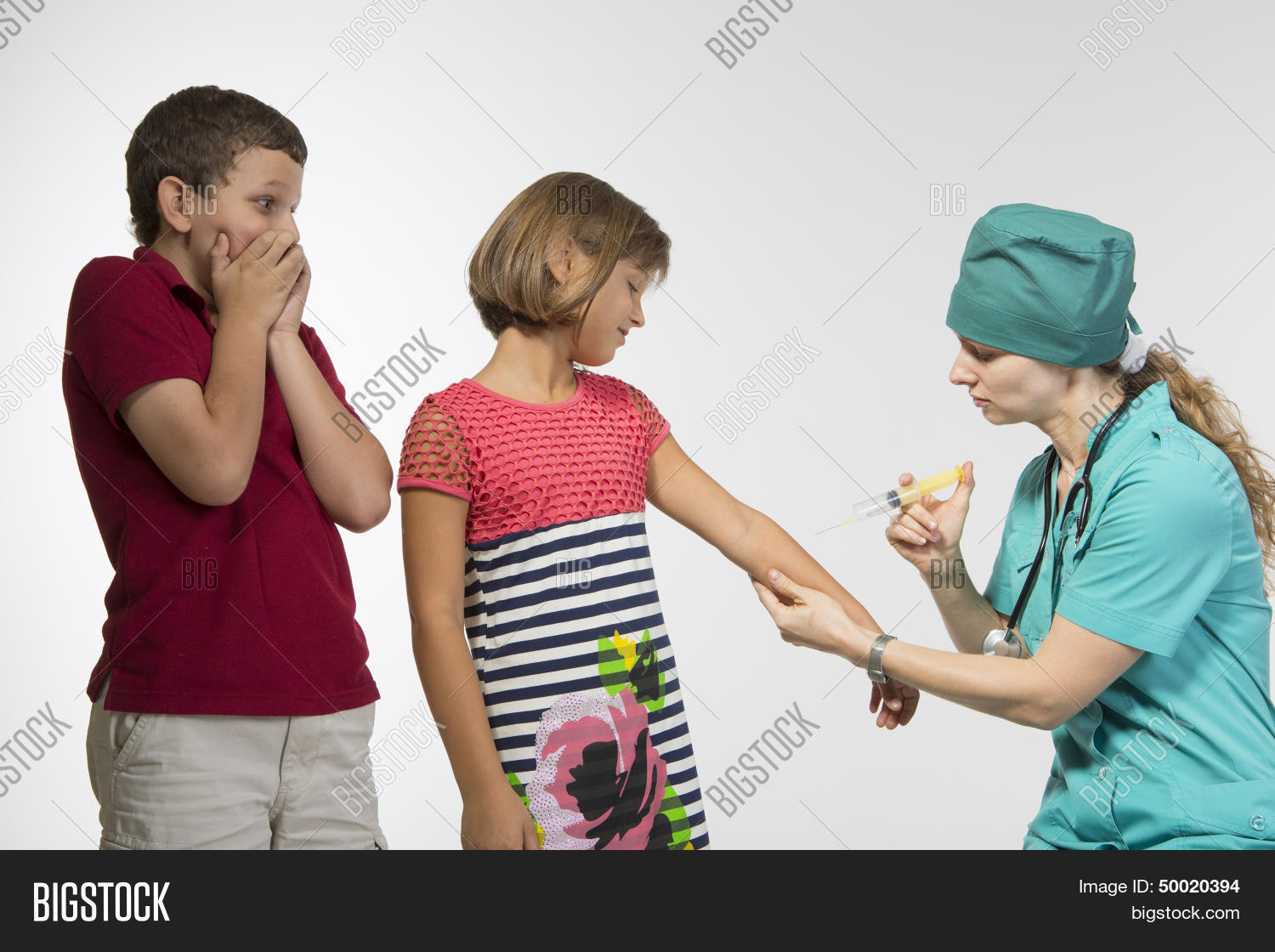 Kids Scared Doctor Image & Photo (Free Trial) | Bigstock