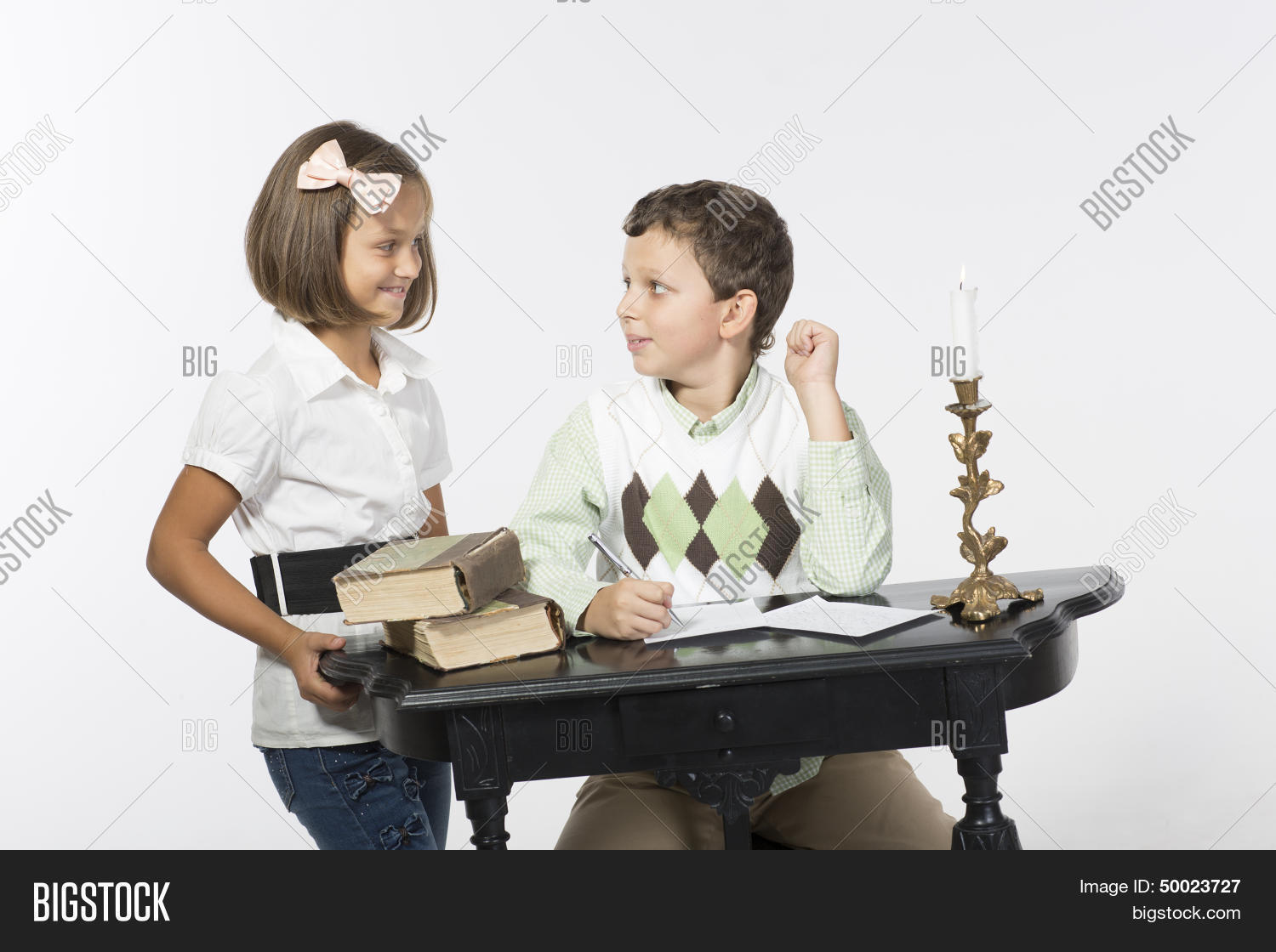 Kids Writing Letter Image & Photo (Free Trial) | Bigstock
