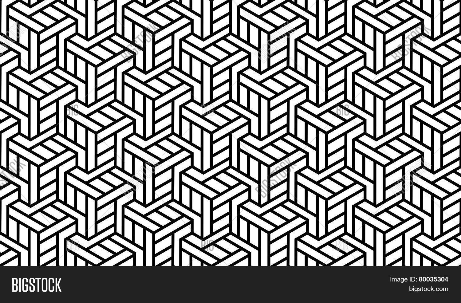 Black White Geometric Vector & Photo (Free Trial) | Bigstock