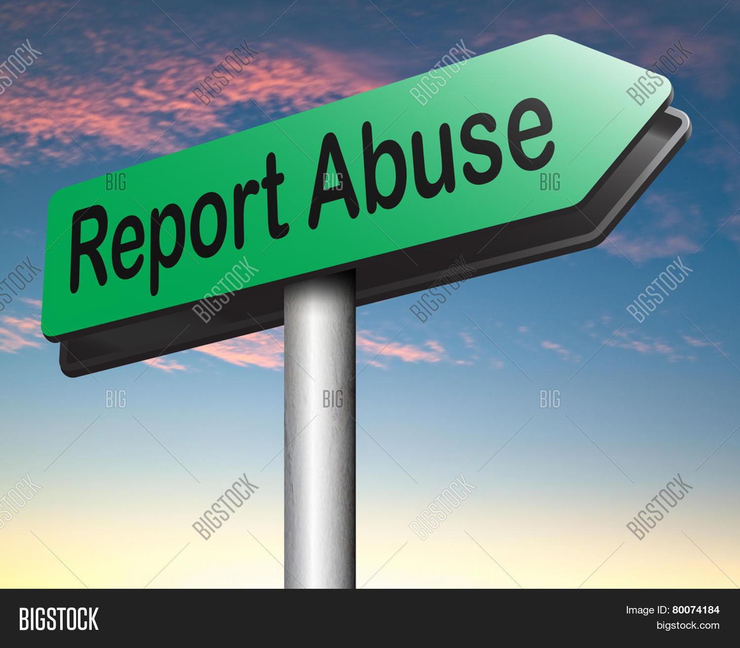 Report Abuse Road Sign Image & Photo (Free Trial) | Bigstock