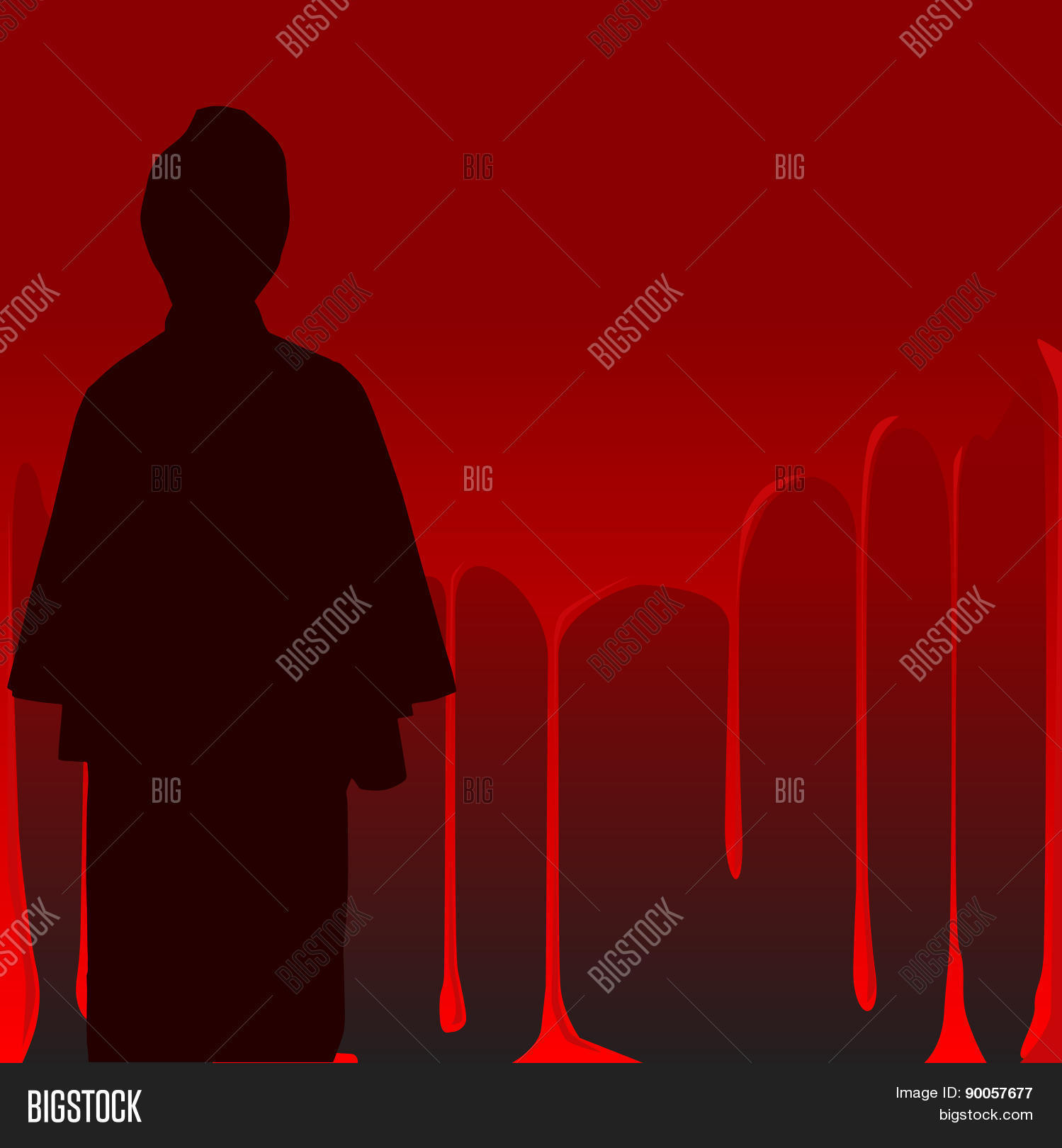 Dark Monk Vector & Photo (Free Trial) | Bigstock