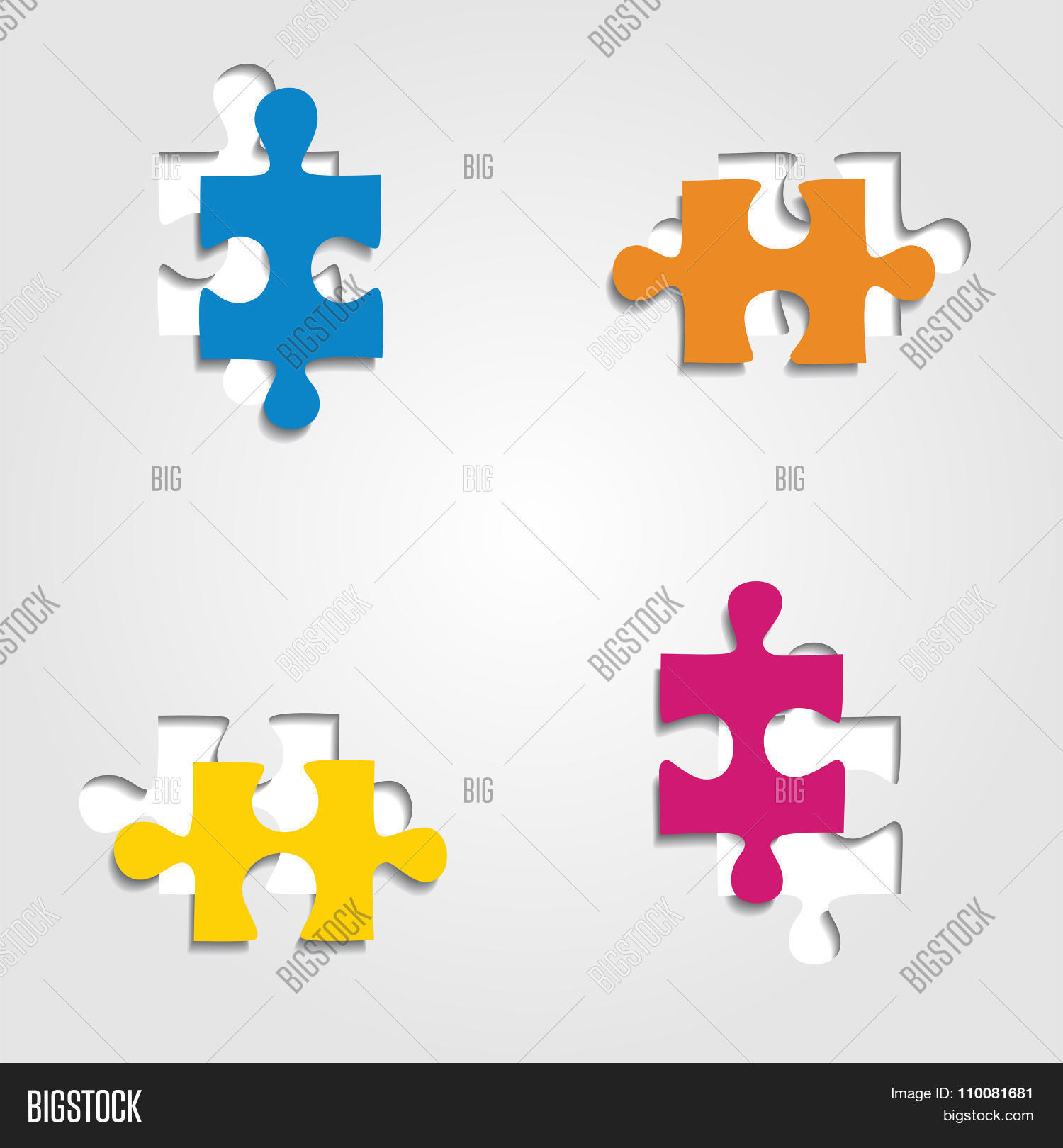 Background Puzzle Vector & Photo (Free Trial) | Bigstock