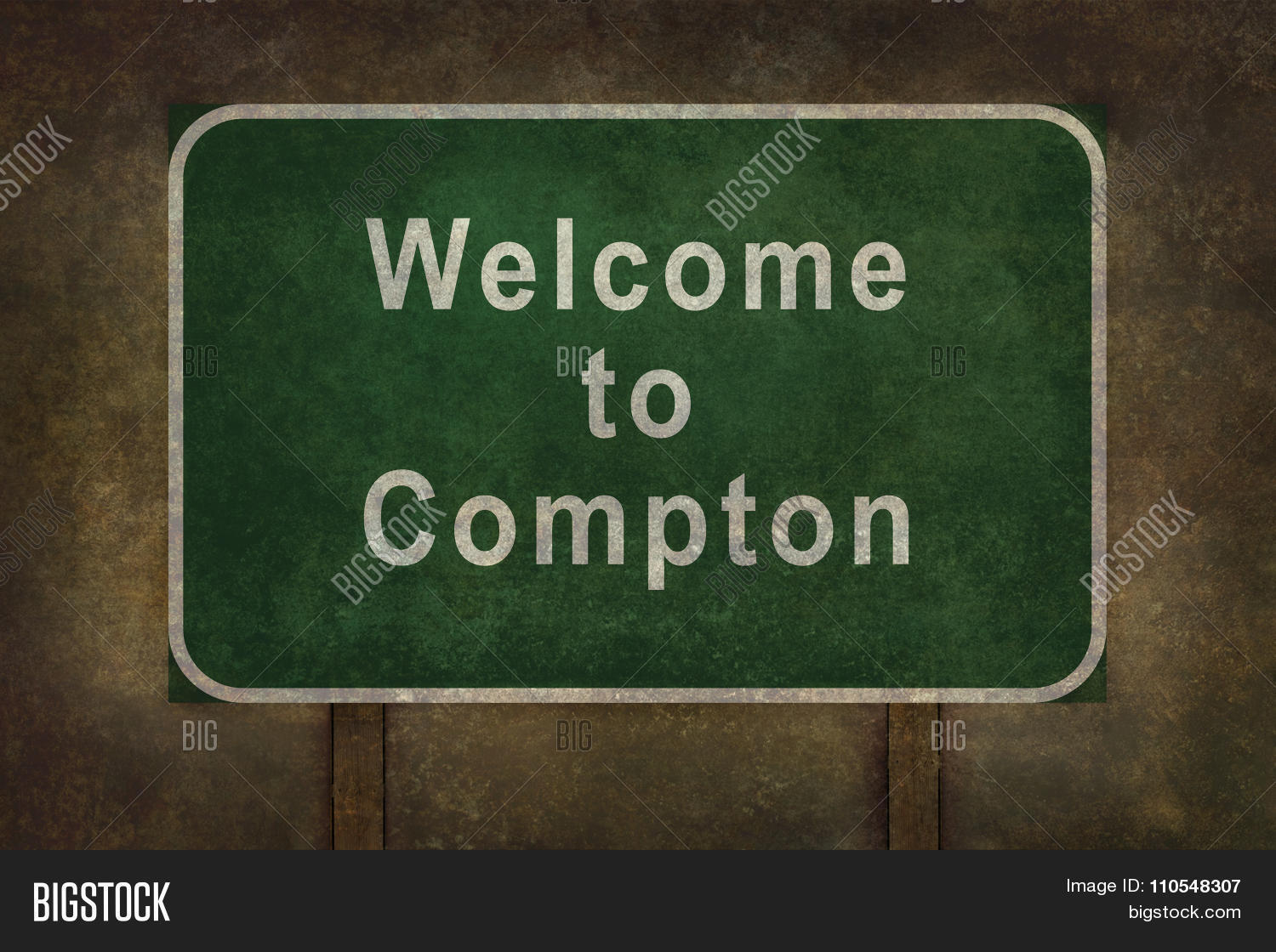 Compton Street Sign