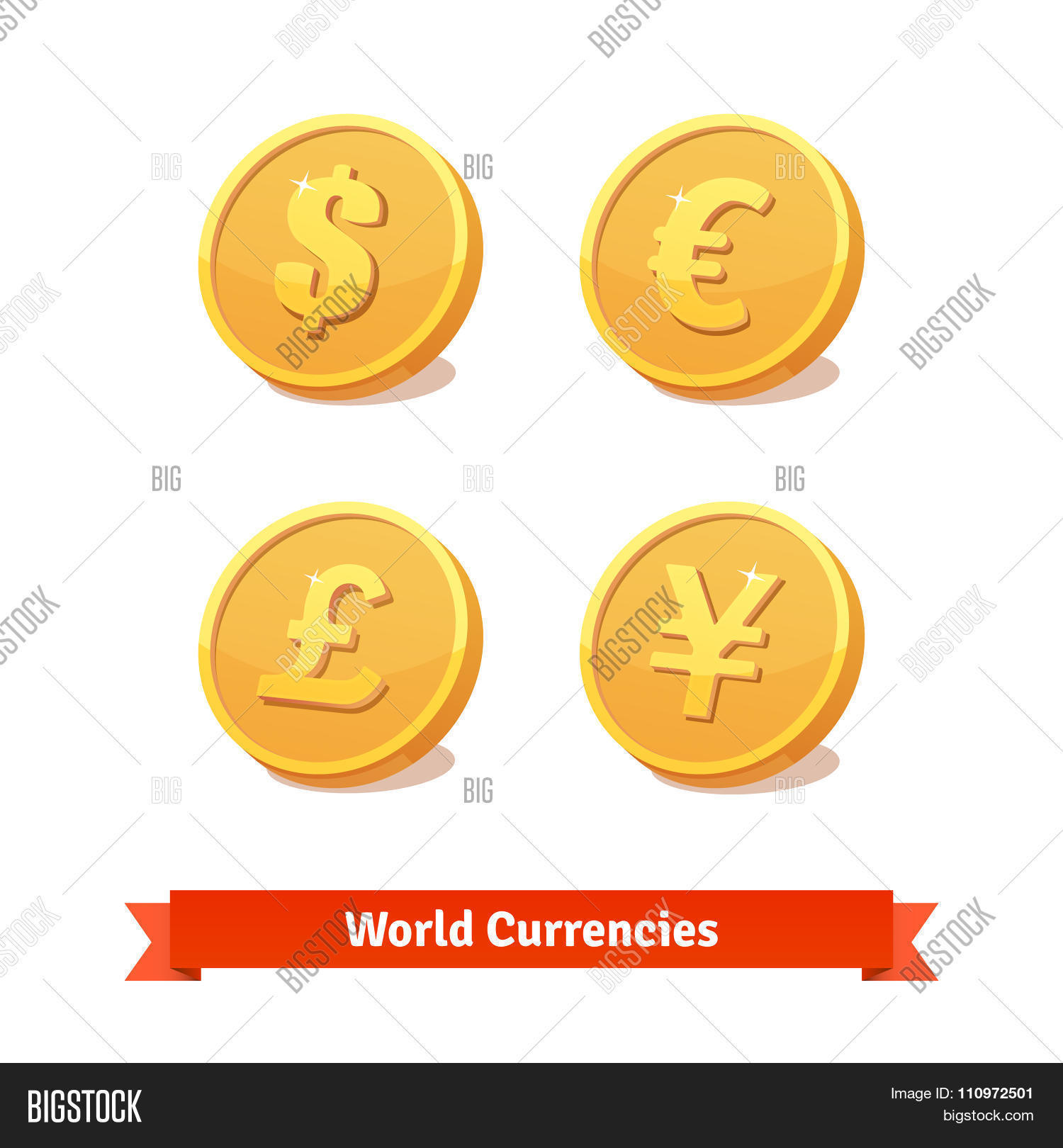 Main Currencies Vector & Photo (Free Trial) | Bigstock