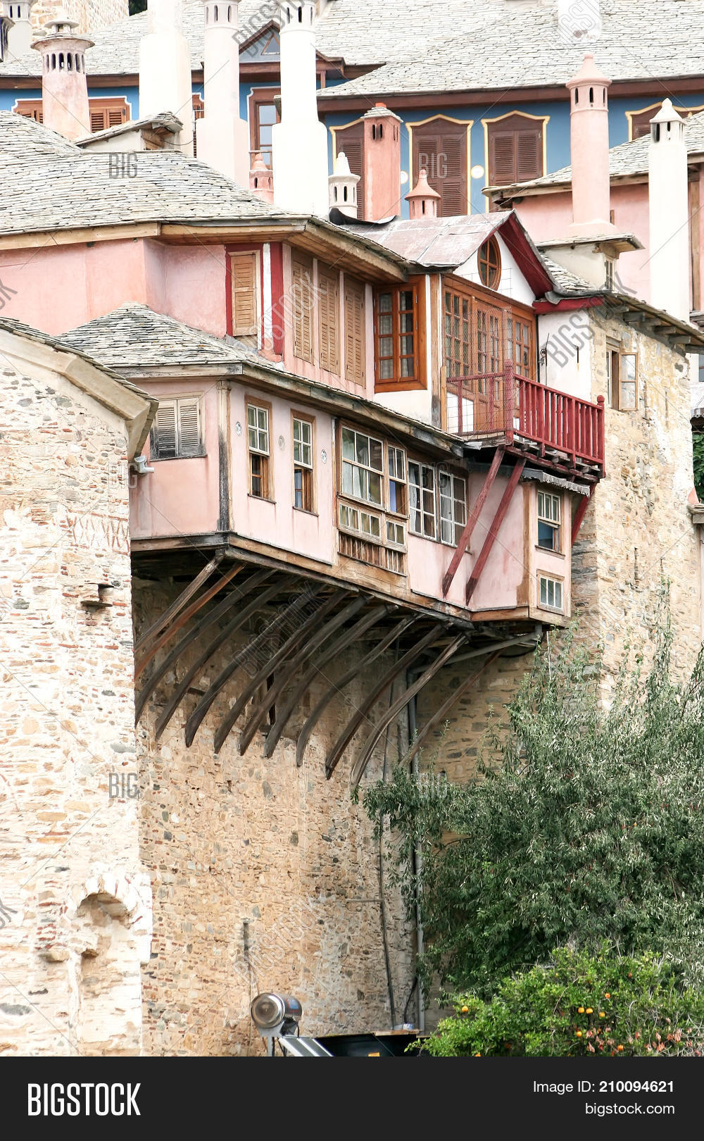 Monastery Dochiariou Image & Photo (Free Trial) | Bigstock
