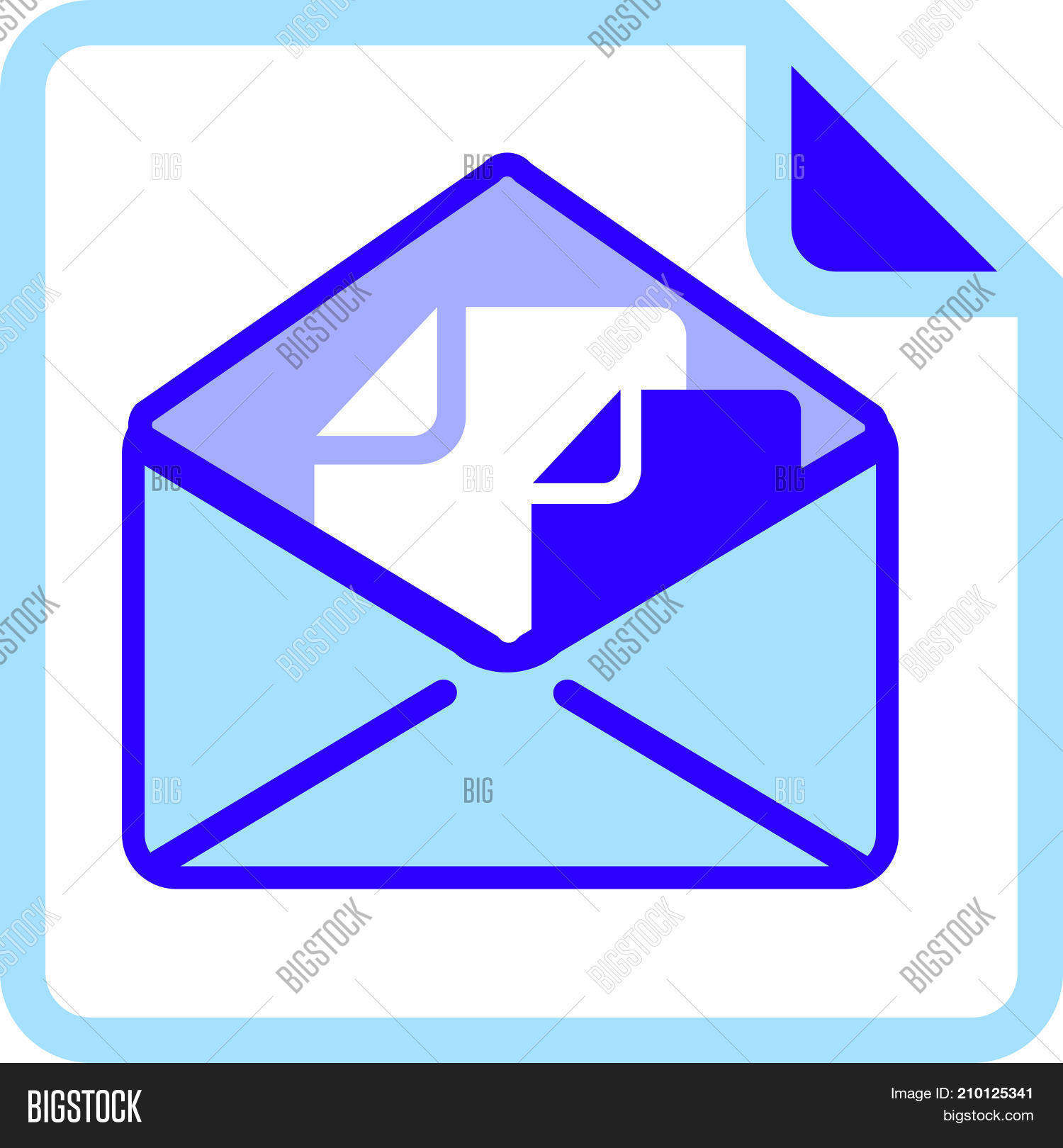Envelope Icon Vector Vector & Photo (Free Trial) | Bigstock