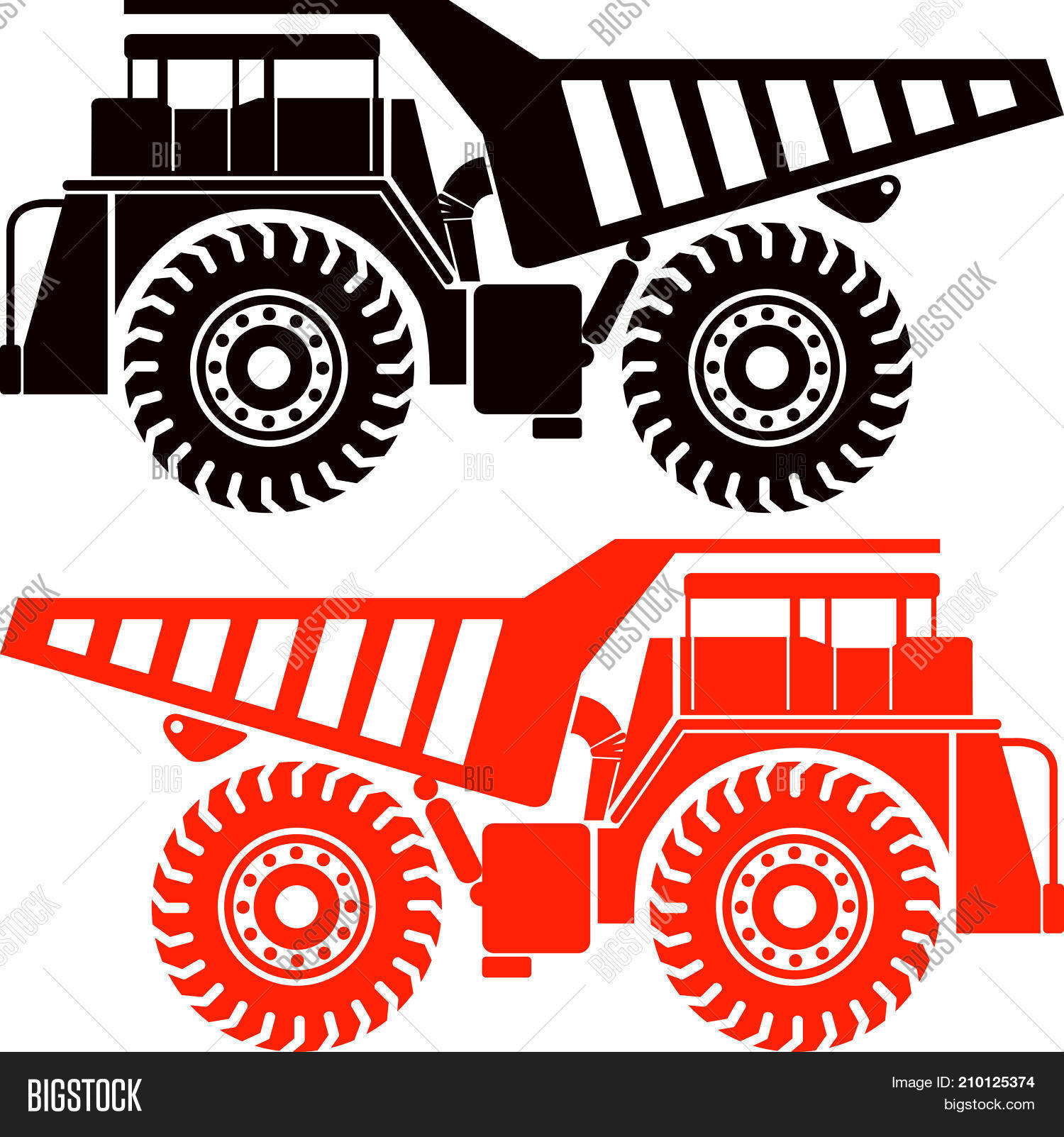 Extra Heavy Truck Vector & Photo (Free Trial) | Bigstock