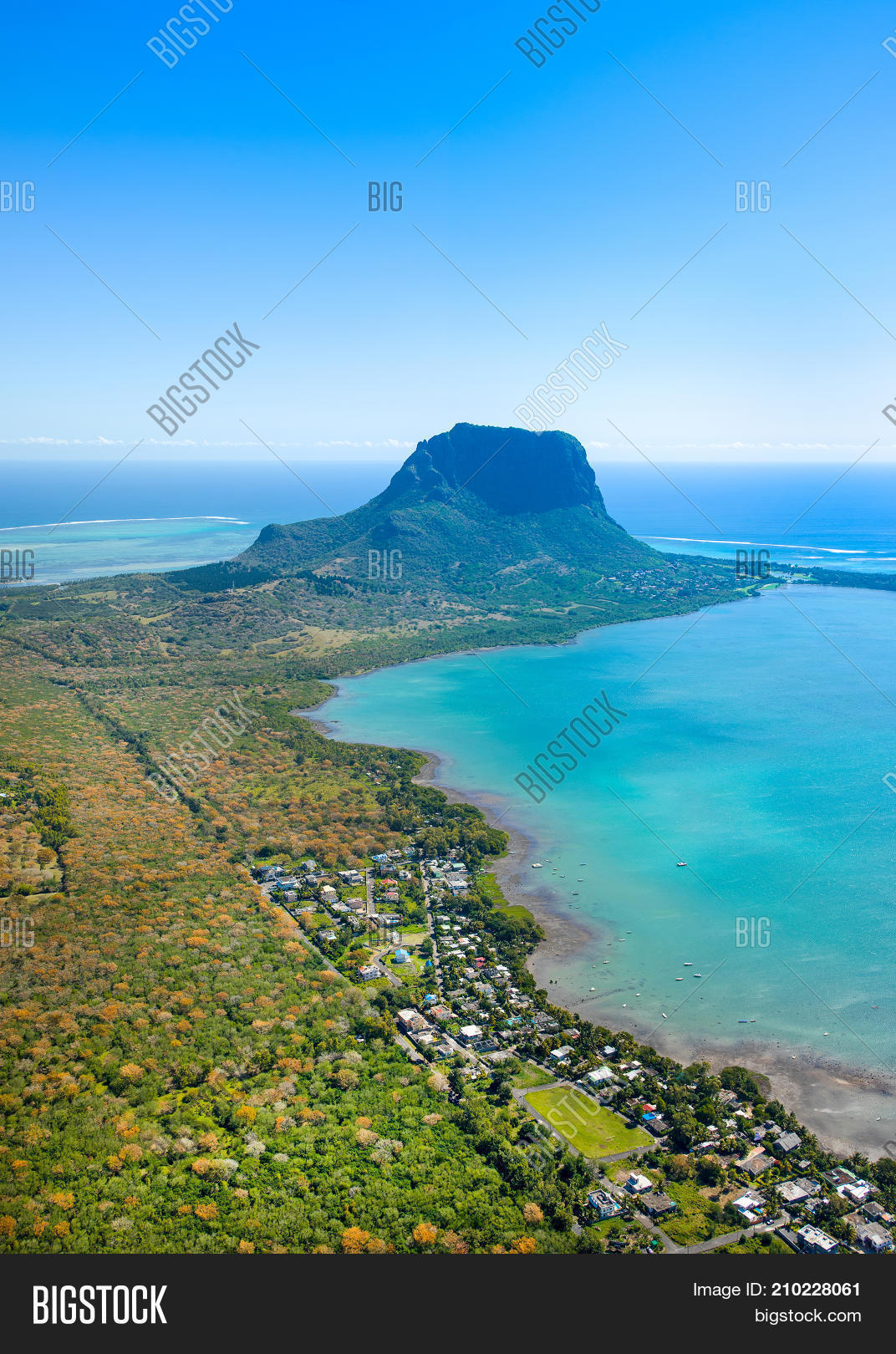 Aerial View Mauritius Image & Photo (Free Trial) | Bigstock