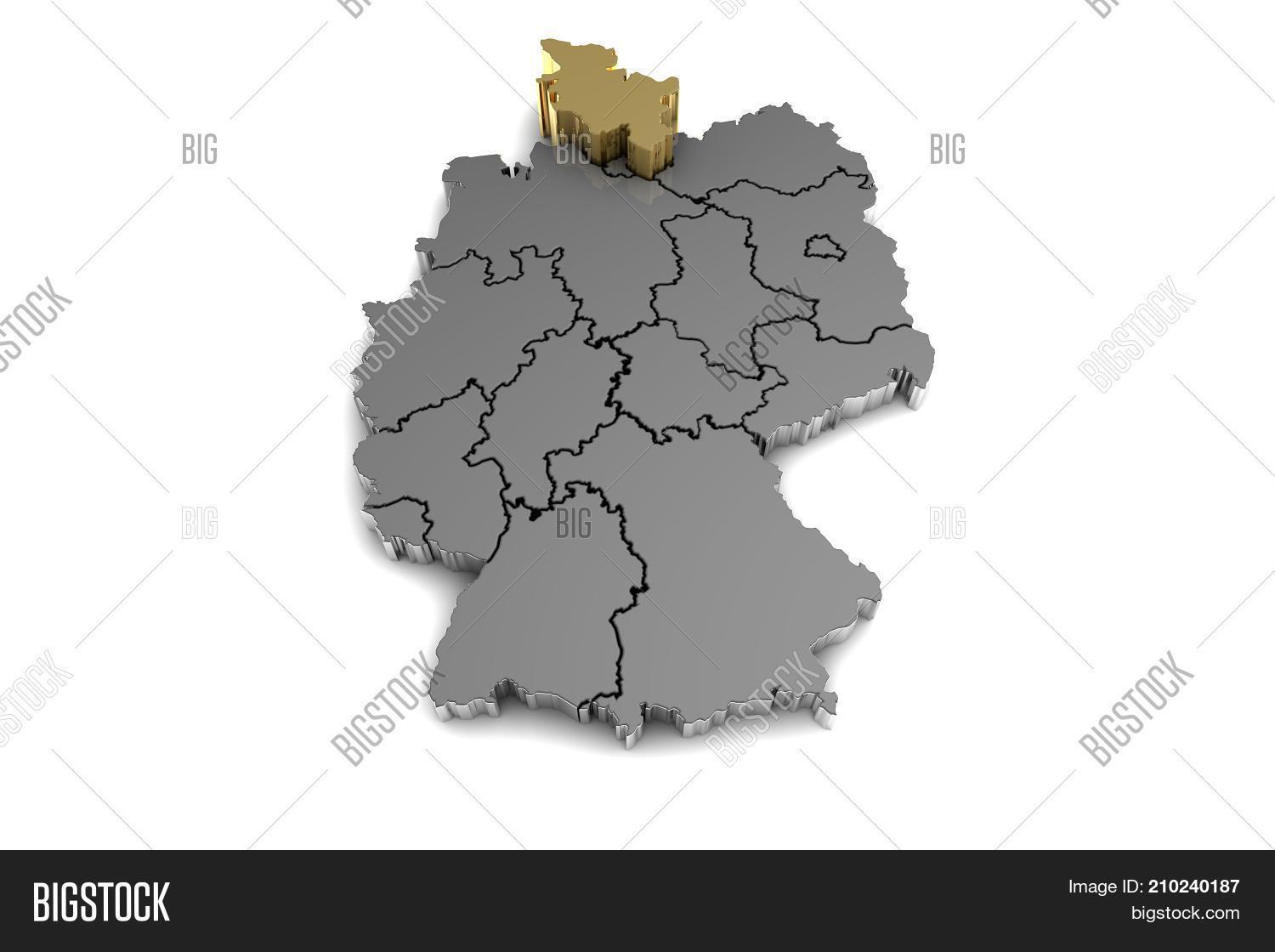 Metal Germany Map, Image & Photo (Free Trial) | Bigstock